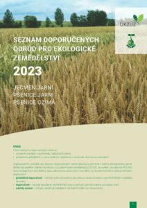 Seznam doporučených odrůd pro ekologické zemědělství 2023 | PRO-BIO